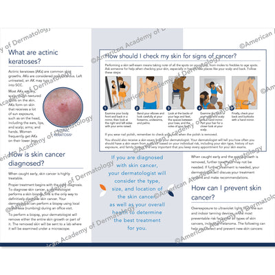 Skin Cancer Pamphlet - AAD Shop